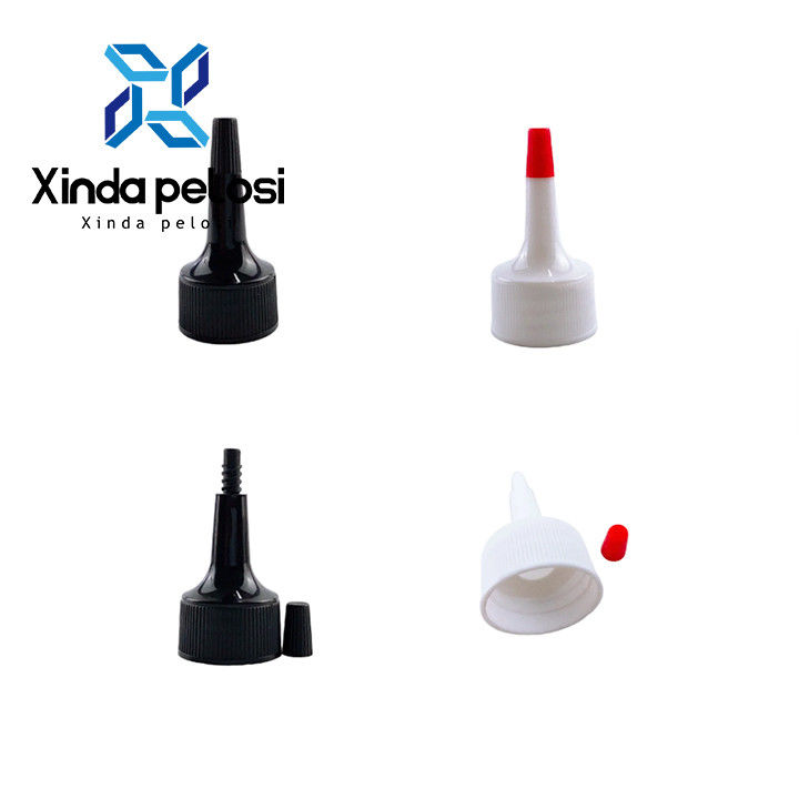PP Pointed Bottle Cap Plastic Spout Pouch Cap Color Long Nozzle