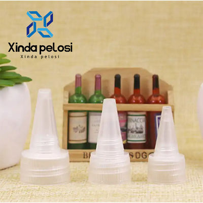 Twist Long Nozzle Screw Plastic Spout Caps Squeeze Bottle Cap Tips